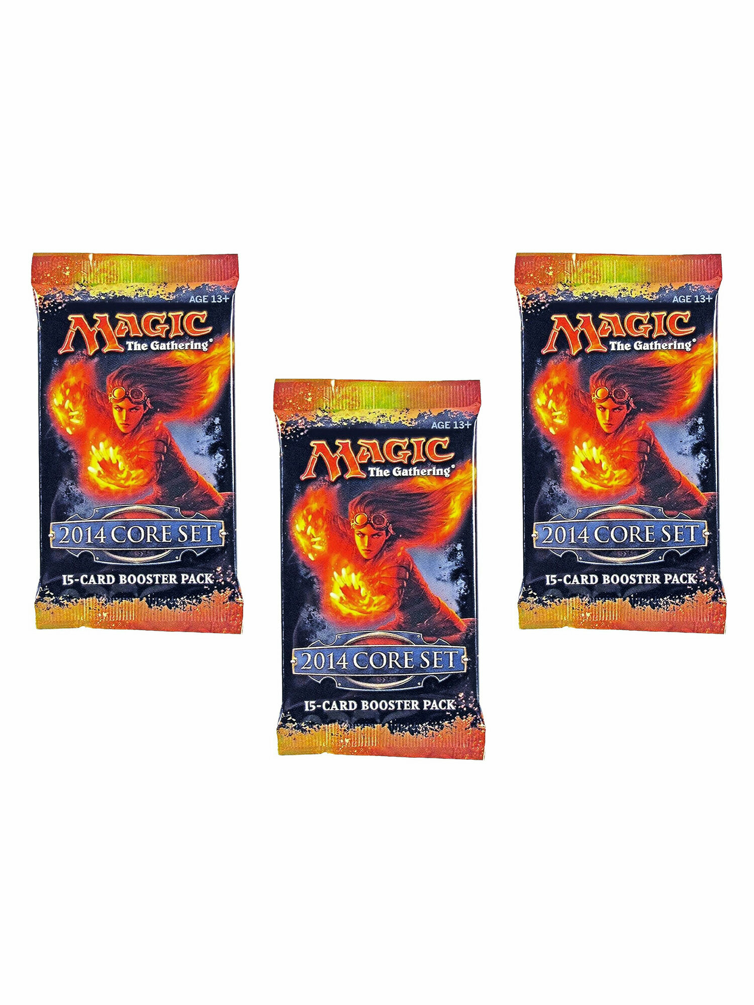 Magic The Gathering: 3 бустера MTG издания M14 на английском