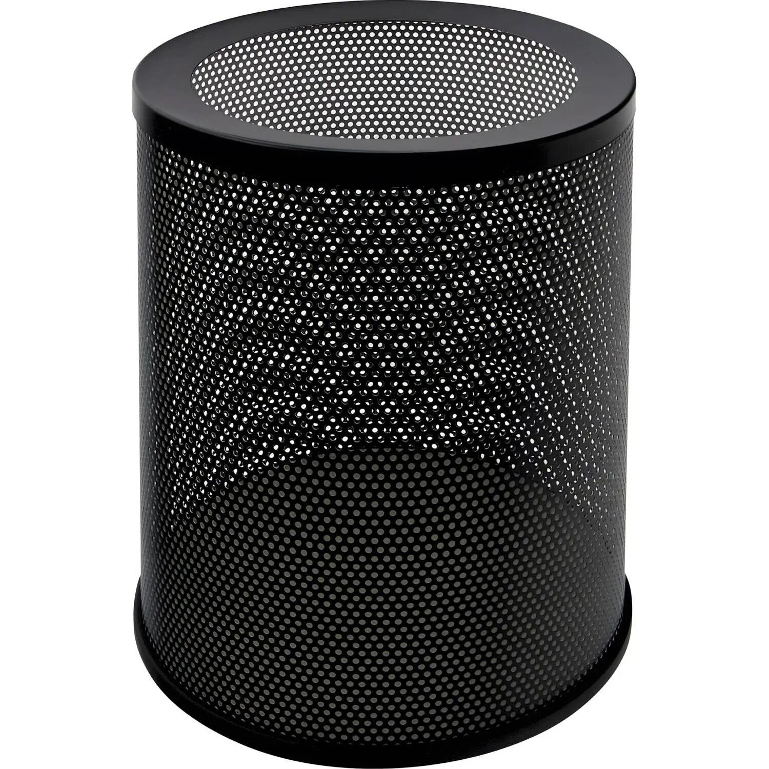 Корзина для мусора 16л К250 низ. перф. черн.