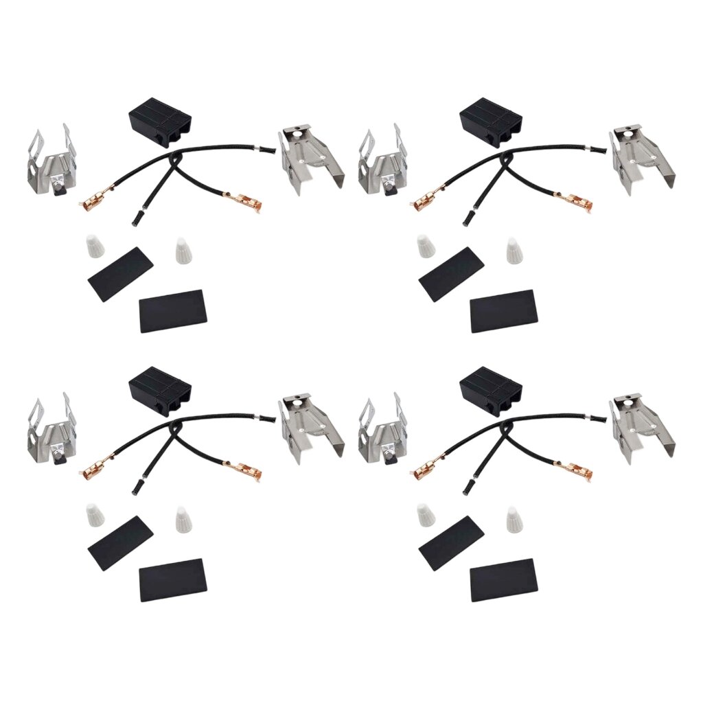 4 шт. Комплект запасных блоков розеток для конфорок, устойчивые к высоким температурам