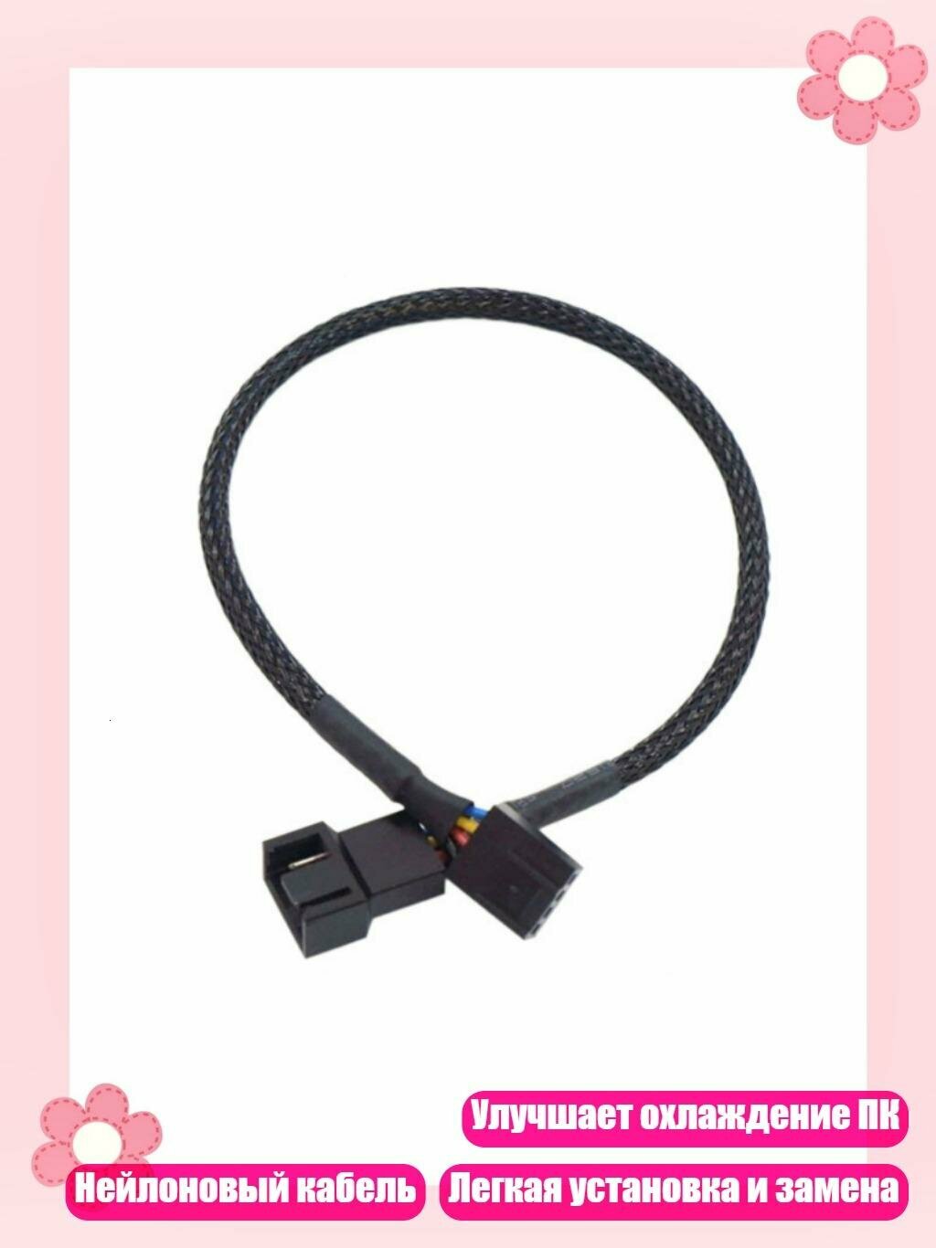 Разветвитель для вентилятора 4-pin, Одна минута, одна