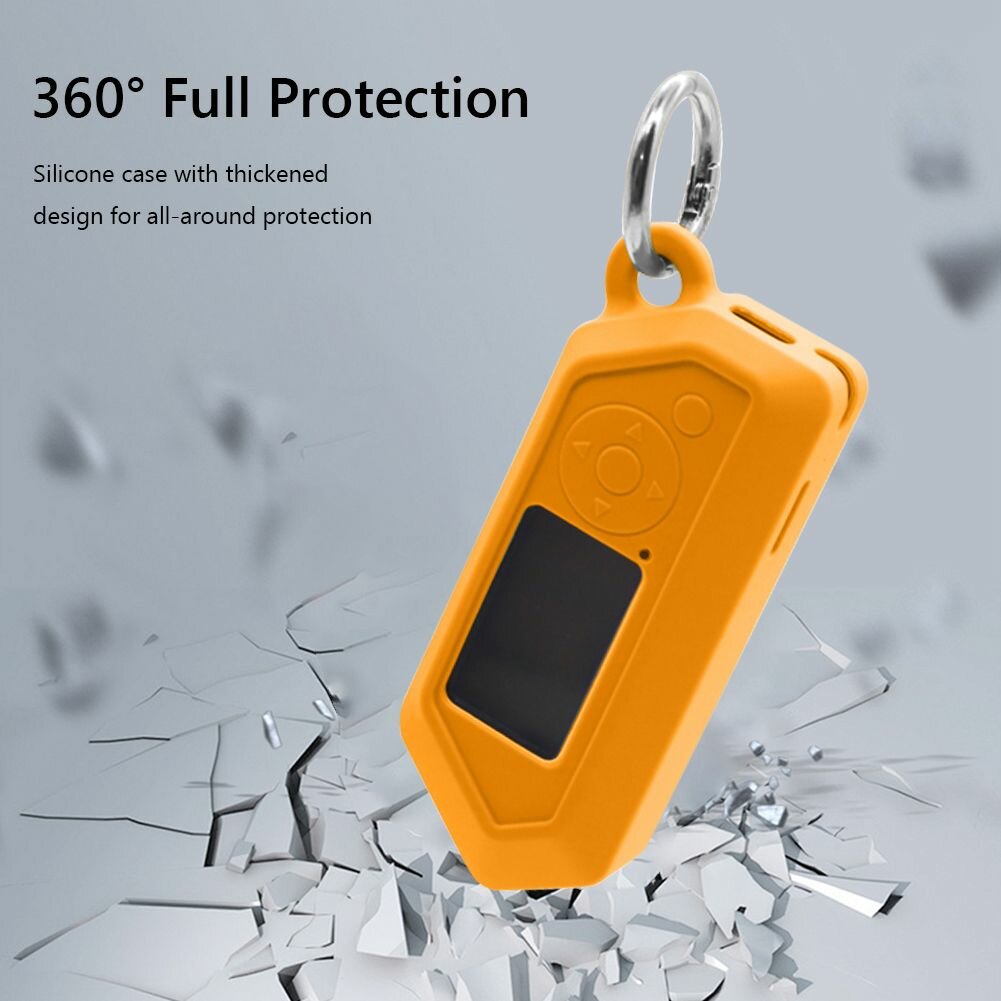 Силиконовый чехол с защитой от царапин и карабином для Flipper Zero