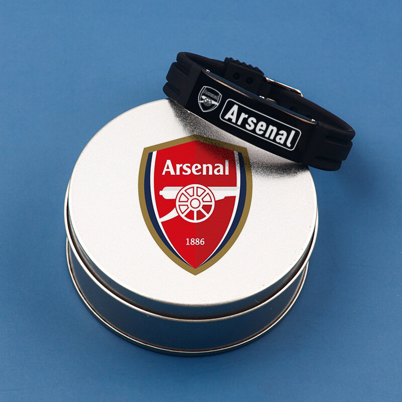 ✅Браслет с подарочной коробкой: Футбольная команда Реал Мадрид, Барселона, Ливерпуль, Манчестер Юнайтед, Челси, Милан, Ювентус, Бавария, Париж