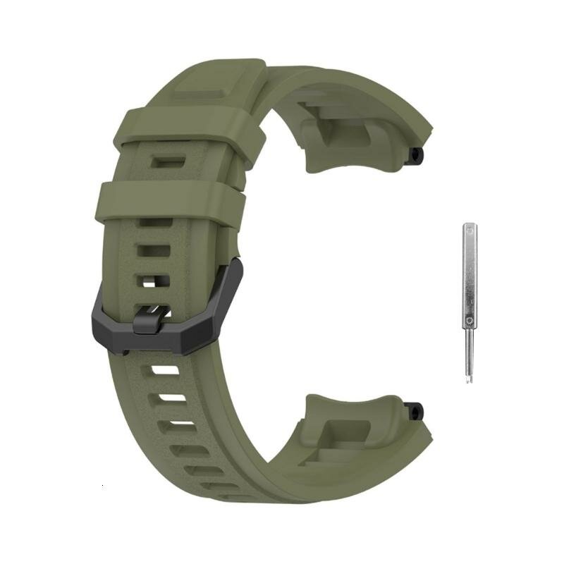 Официальный такой же ремешок Huami Amazfit T Rex2-Зеленый