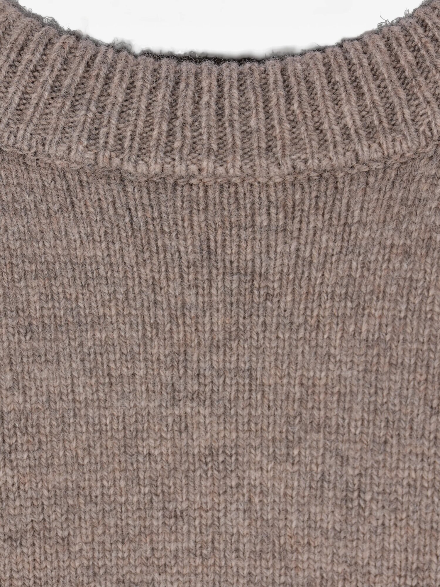 Свитер ROHE Round-neck sweater, размер 34, , коричневый — фото 1