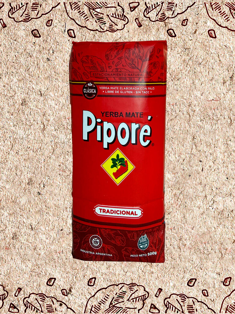 Чай мате Pipore традиционный 500г. Свежайший. Новая поставка. Срок годности до Июня 2028г.