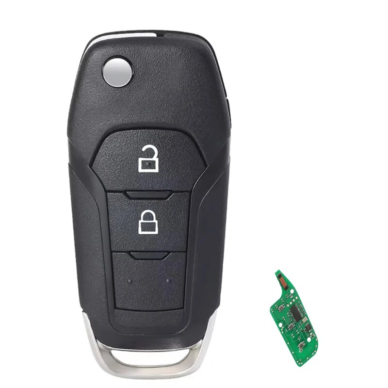 Брелок для Ford Ecosport Ranger Mondeo 2014-2019, 433 МГц, ID49/PCF7945, Чер