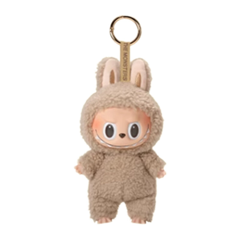 Виниловая фигурка-сюрприз унисекс POP MART Labubu The Monsters Exciting Macaron Series, Confirmed-Toffee (Open)