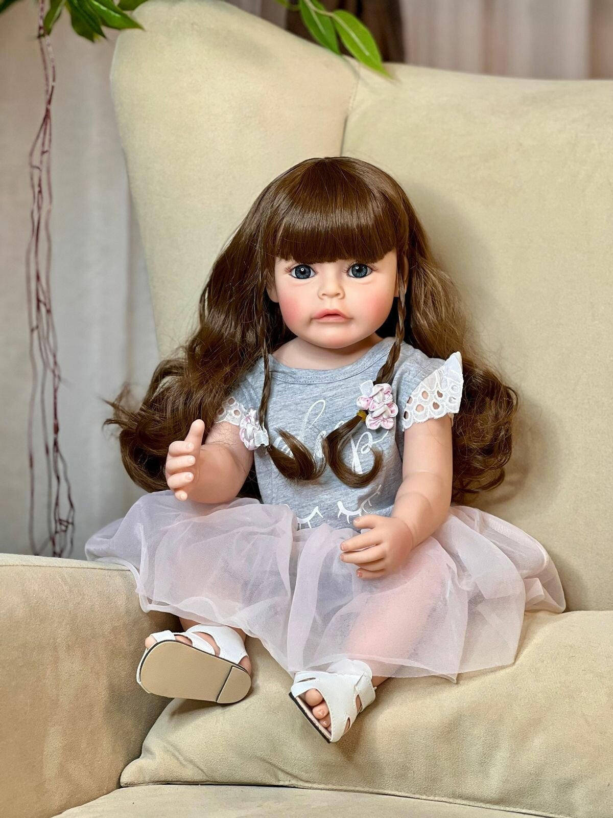 Кукла Реборн виниловая 55 см