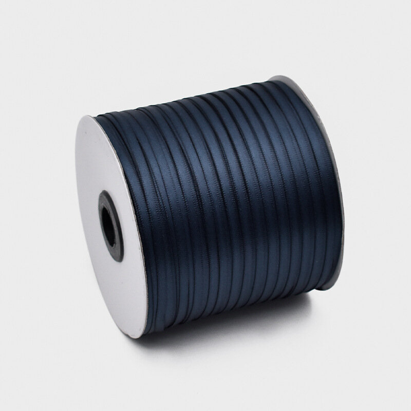 Горячая распродажа в наличии 0,3 см широкая двусторонняя полиэстеровая лента для подвешивания одежды, аксессуары, лента 3 мм широкая Xiqi для подвешивания