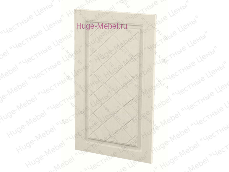 Кухонный фасад Ф-296 дуб ваниль (Модена) Huge Mebel . Ширина 404 Высота 916. Кухонные фасады