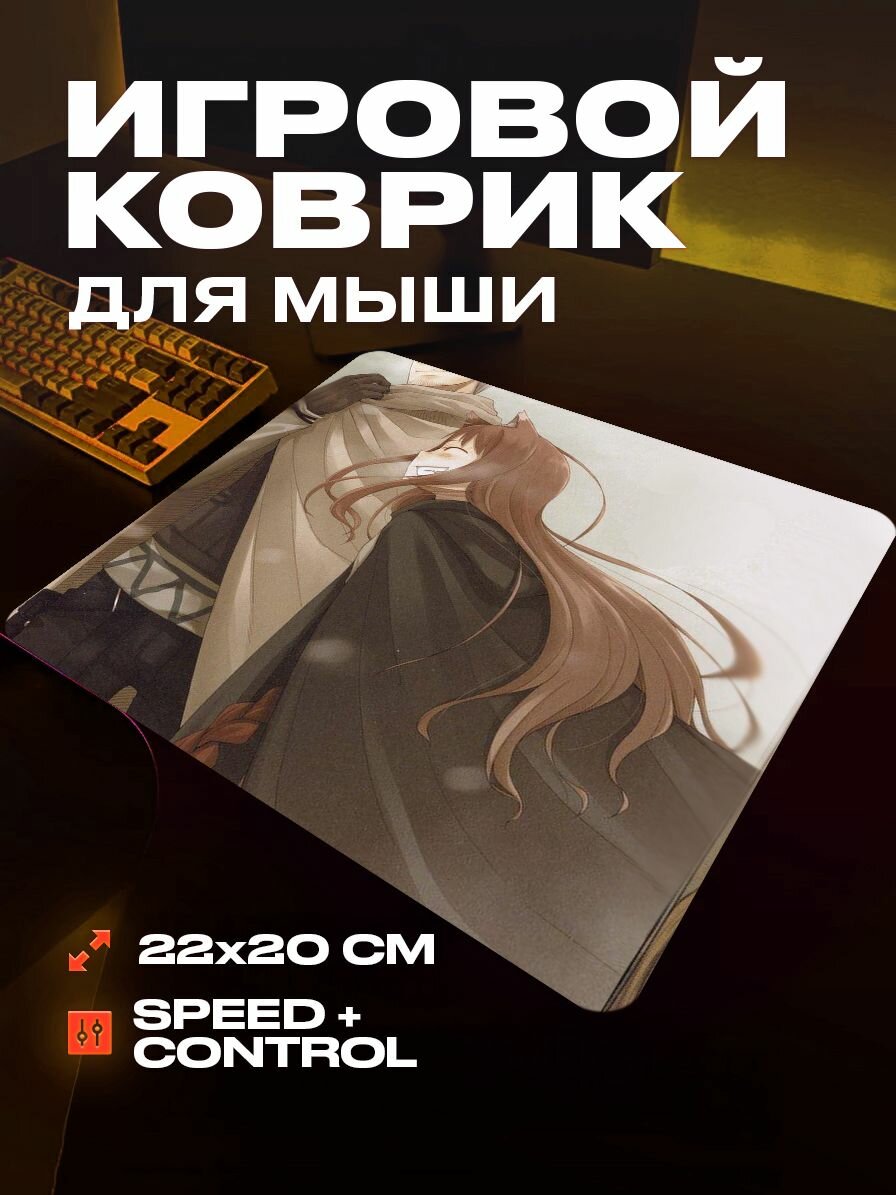 Коврик для мыши игровой Spice and wolf 22x20 см ProSleeves