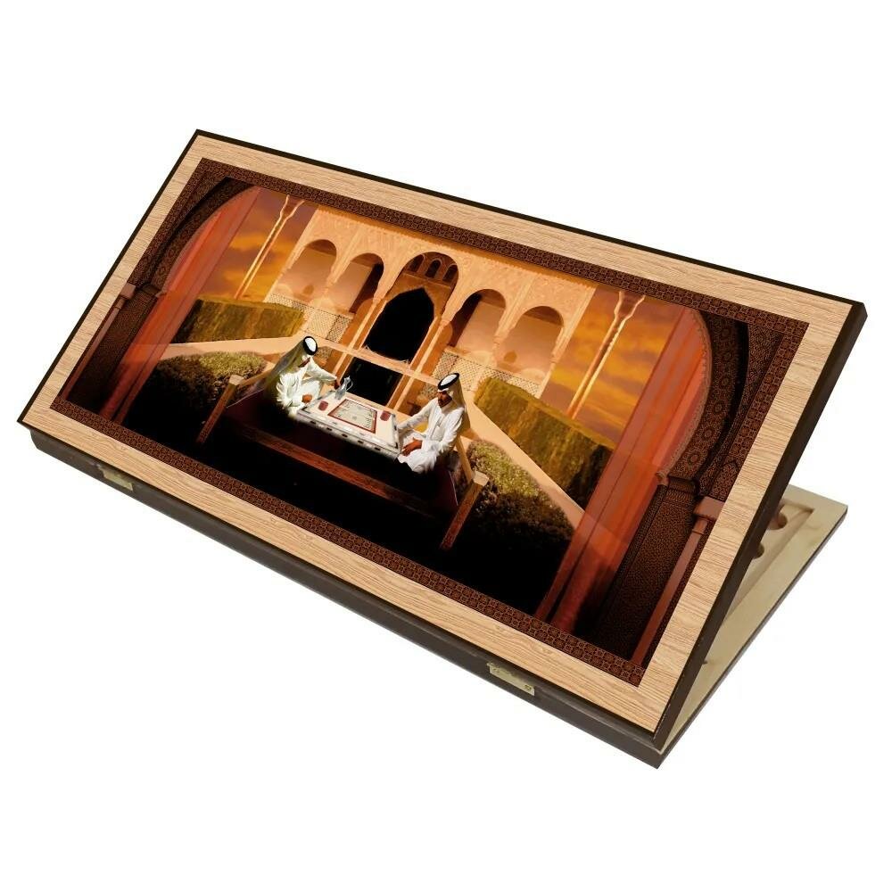 Нарды + Шашки Сирия Шейхи большие (Россия, дерево, 60 см), Partida 62381 Partida