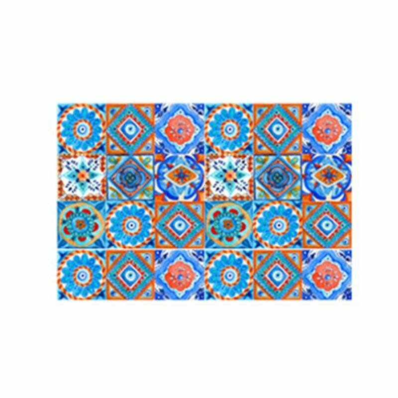 Наклейки на пол и стены в стиле ретро, 24 шт, ET226