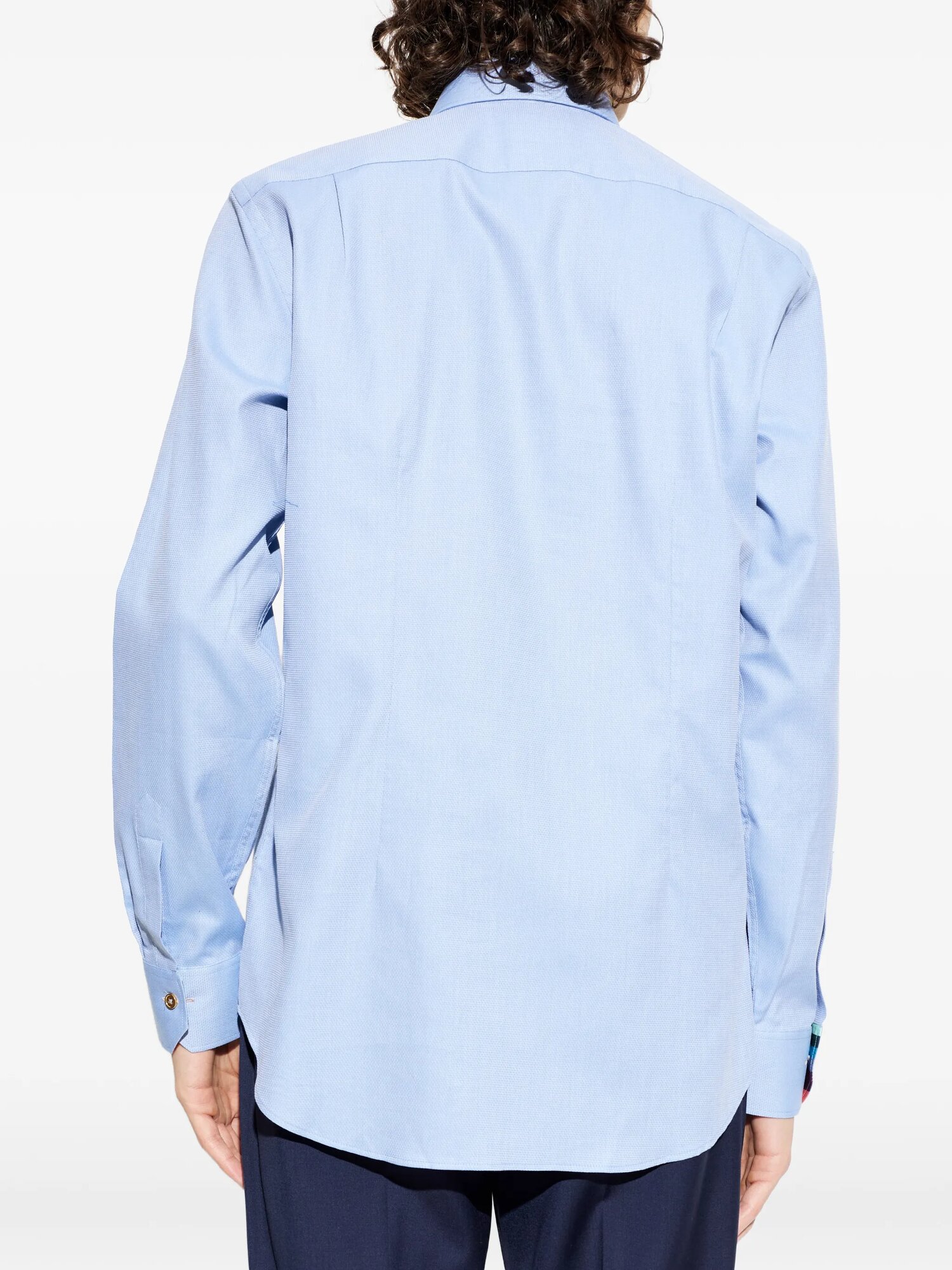 Рубашка Paul Smith Long-sleeved buttoned shirt, размер S, синий — фото 1