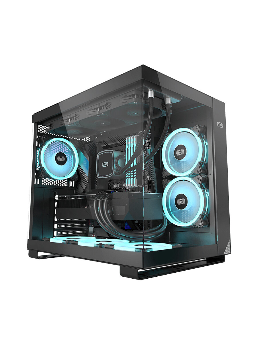 Корпус для ПК без БП PCCOOLER C3T500 ARGB BK, официальная гарантия