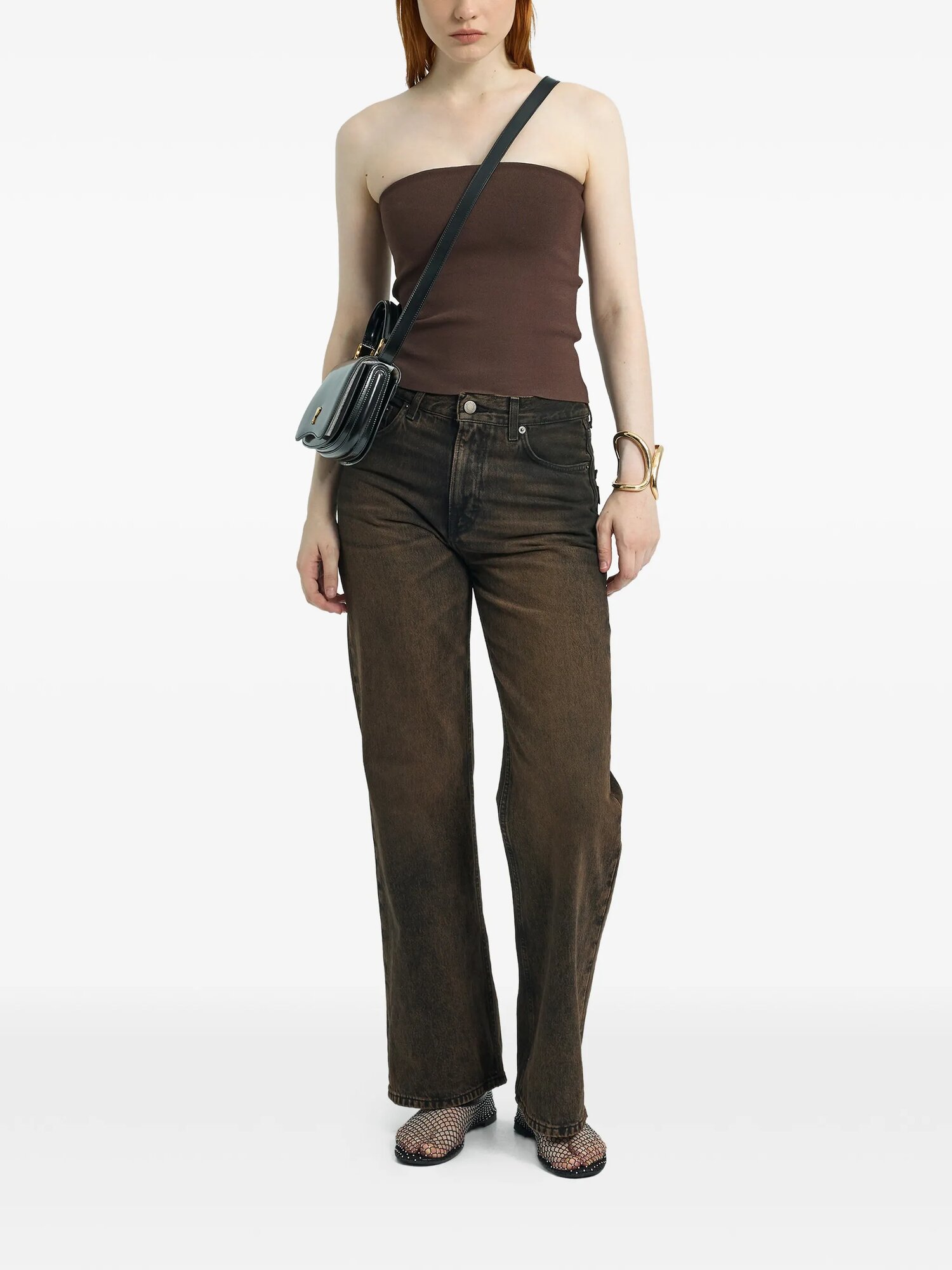 Джинсы Haikure Five-pockets jeans, размер 6, brown — фото 1