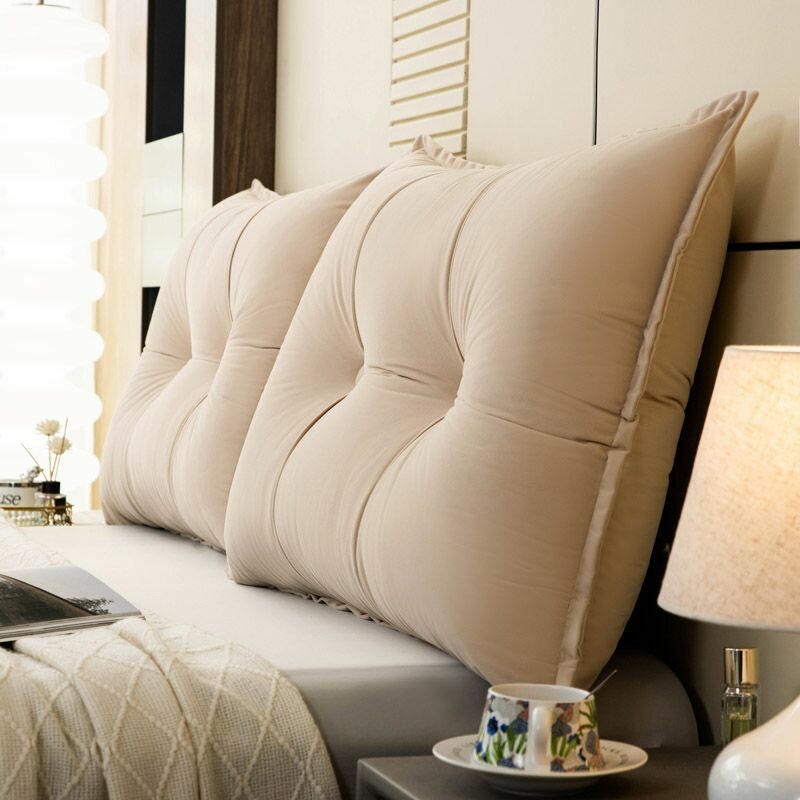 Легкая роскошная прикроватная мягкая подушка, прикроватный мягкий комплект, татами подушка, подушка для дивана в гостиной, подушка для поясницы, двойная спинка, съемная и стираемая