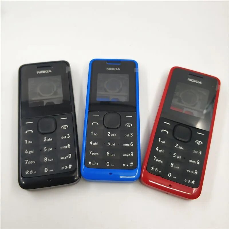 Подходит замены корпуса мобильного телефона для Nokia 105 1050, красный