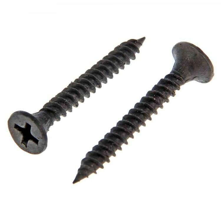 Саморез для ГКЛ STEELREX мелкая резьба, оксид, 3,5x32 мм, 250 шт. 0101035032B400025032
