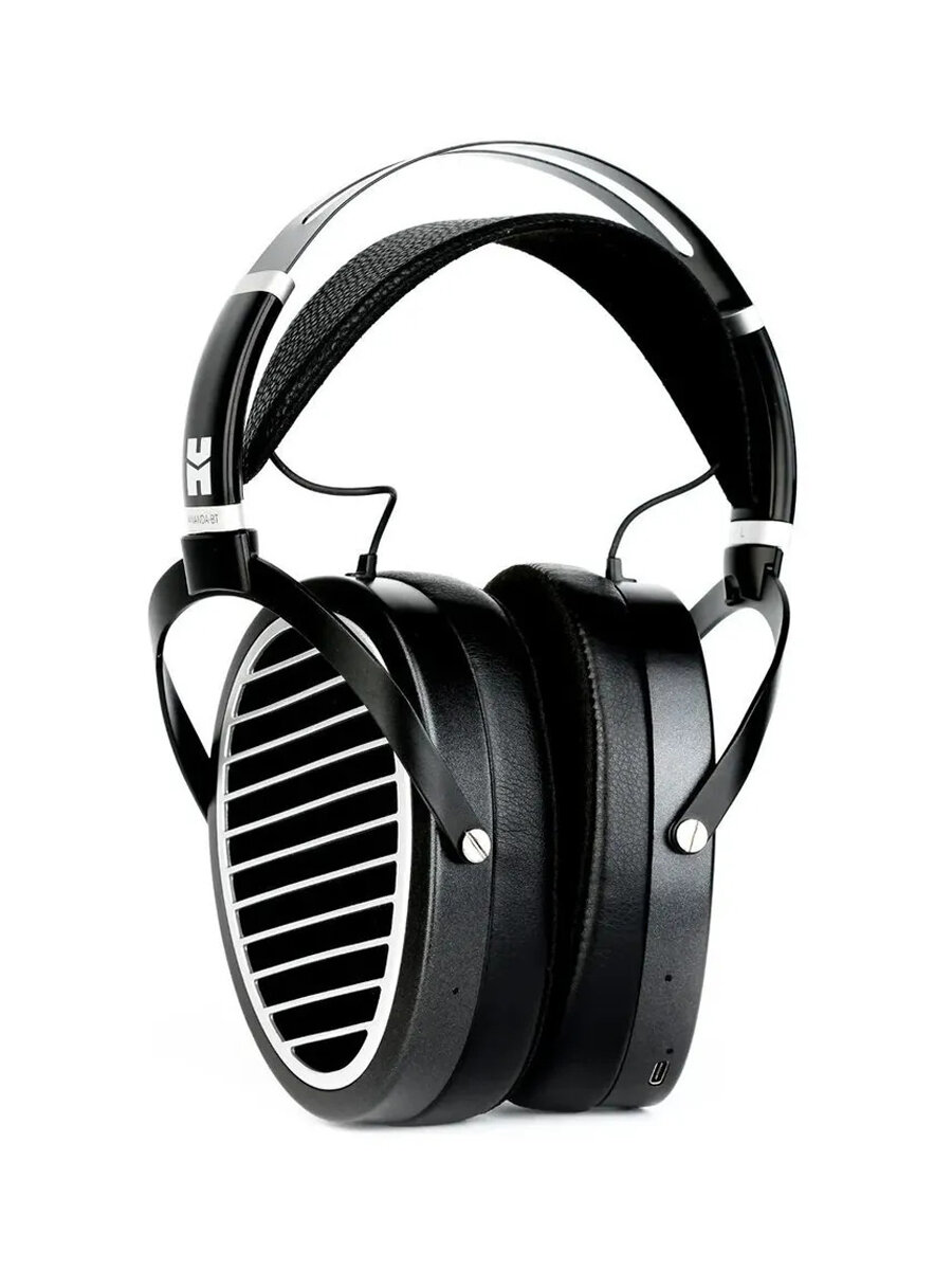 HiFiMan Ananda BT R2R, черный/серебристый, беспроводные наушники