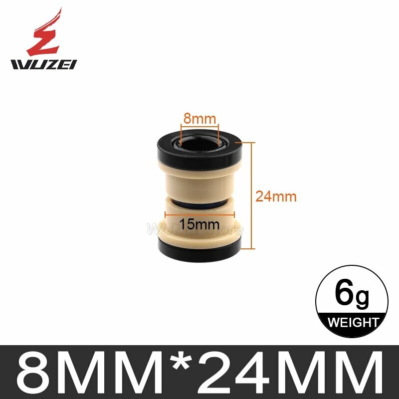 Горный задний шок DU втулка кольцо 8x2 2/24/32/44/50/52/54/68 мм алюминиевый сплав DU кольцо для Fox Rockshox горный велосипед падения части