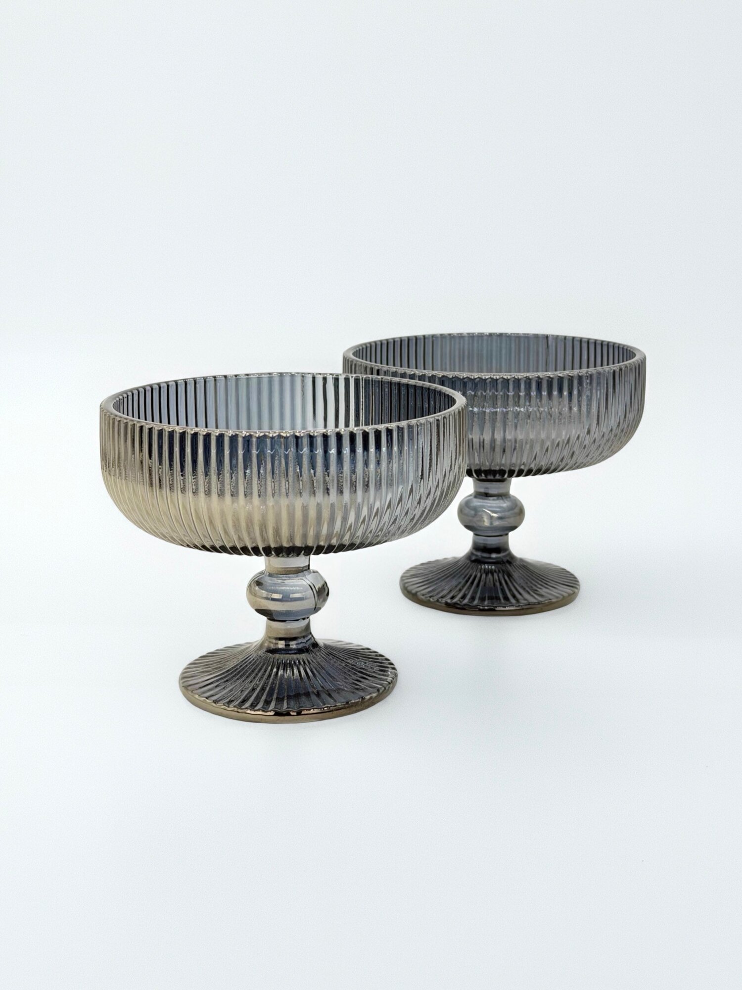 Креманка на ножке, 350 мл, набор 2 шт