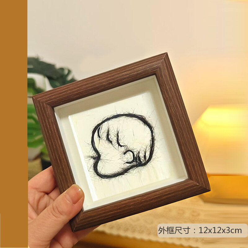 Сувенир для детских волос, DIY домашняя рамка для детских волос, коробка для сбора пуповины и молочных зубов, украшение для бутылочки для детских волос