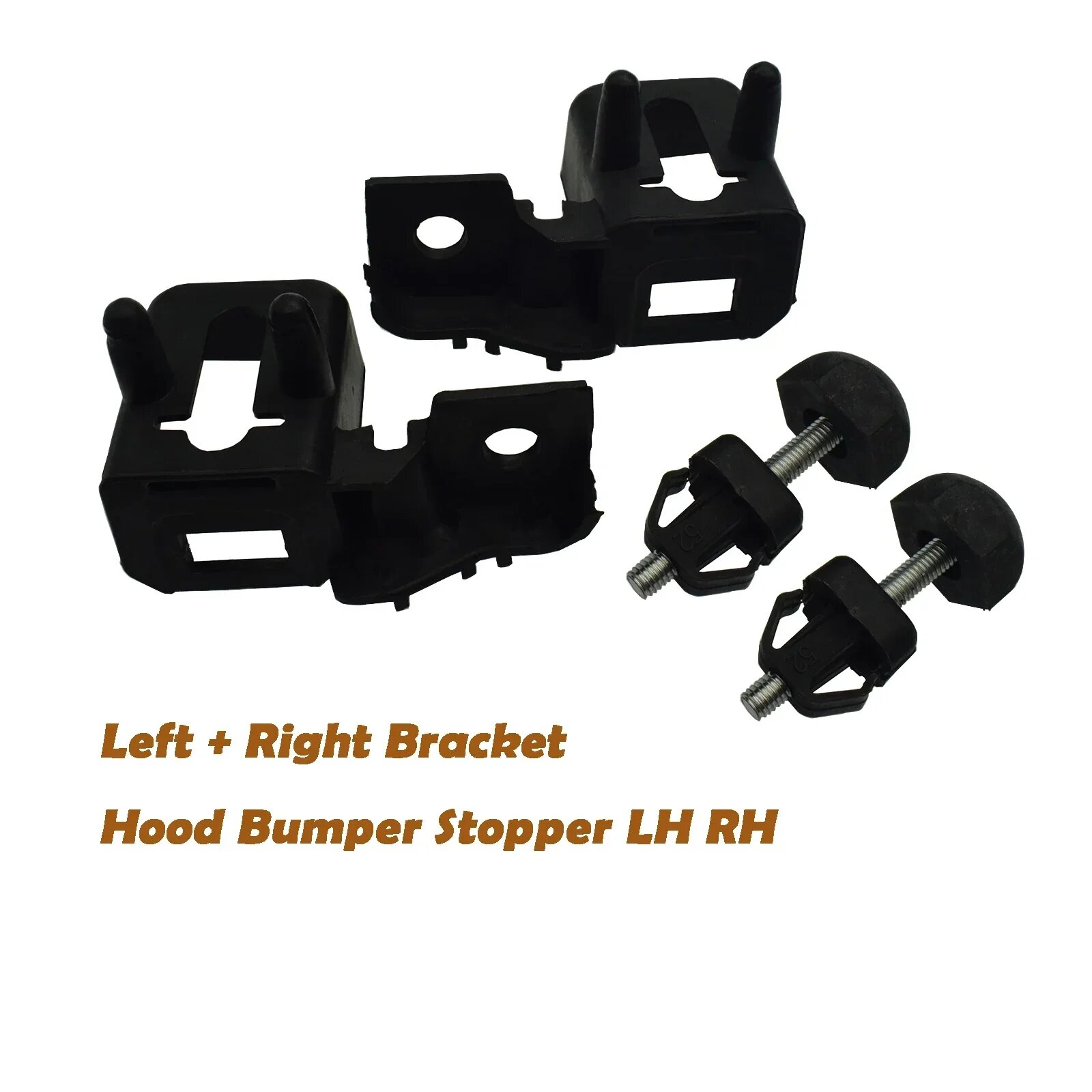 Для Ford Fusion Lincoln MKZ 2013-2016 левый/правый кронштейн для крепления лампы фары и набор стопоров бампера капота DS7Z16758D, DS73-16K808-AA Full Set 4PCS