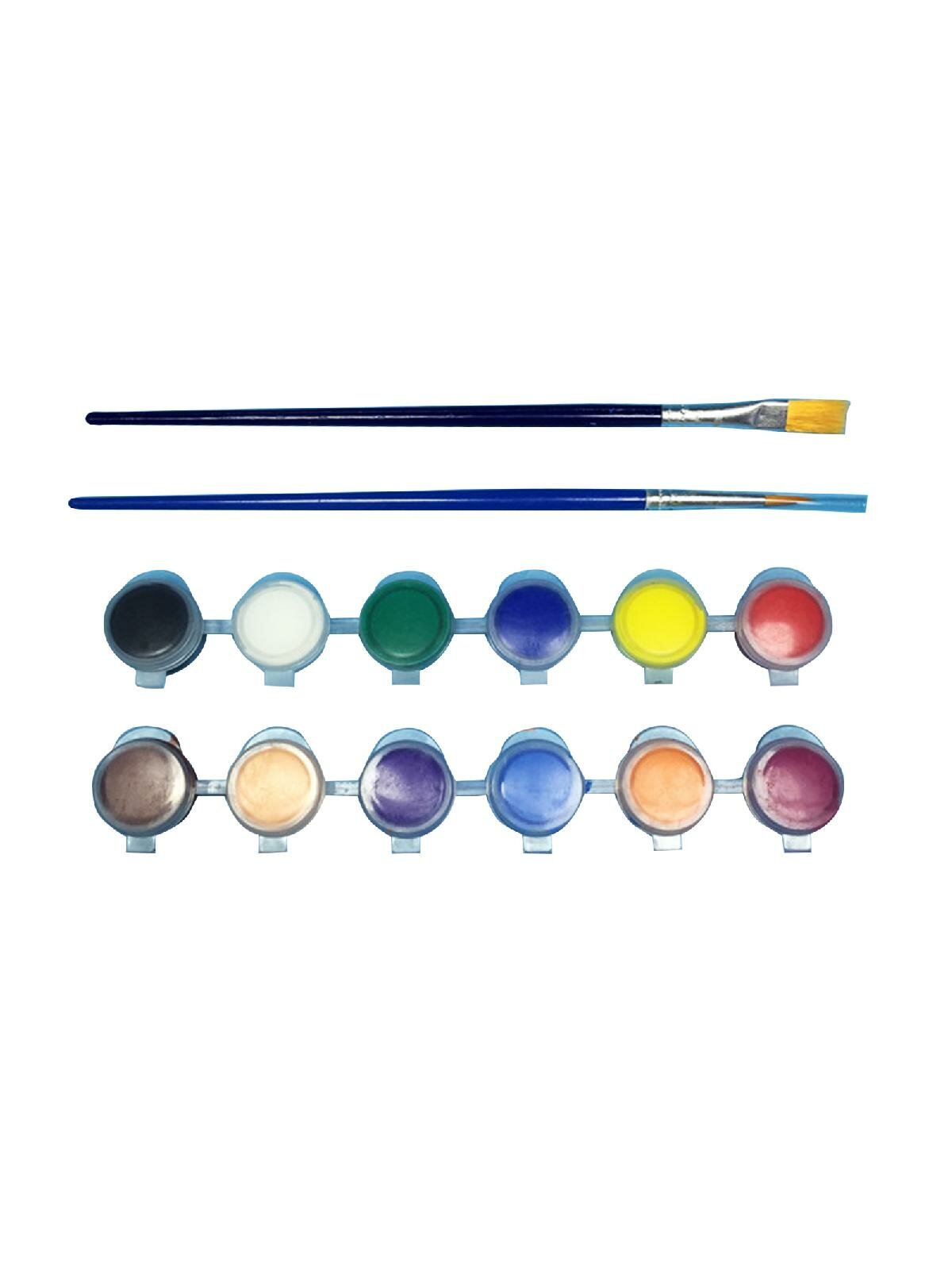 6 Цветная /12 цветная моющаяся акриловая краска с кистью Детский набор для рисования