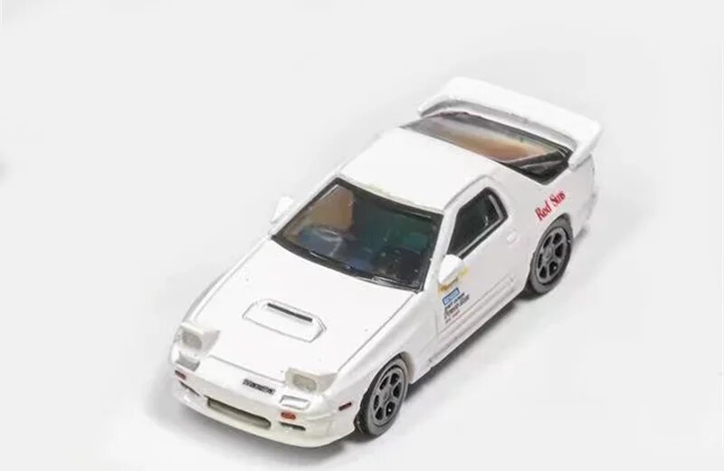 Модель автомобиля Mazda FC3S Initial-D, белый, 1:87