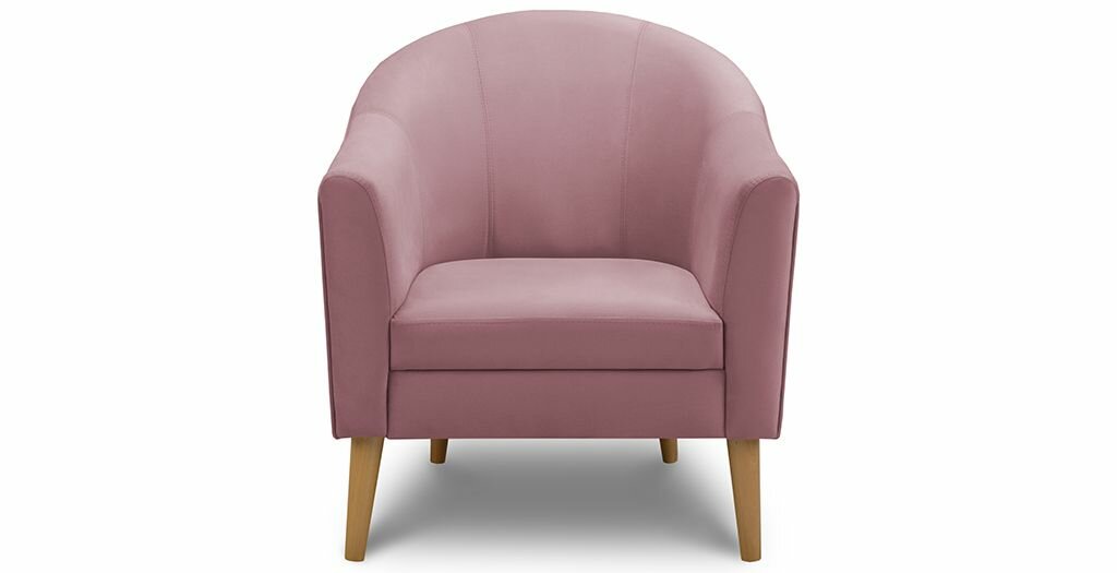 Кресло Арти, 73х75х87 см, Evita09, микровелюр, нераскладное, с высокими деревянными ножками, мягкое, кресло в гостиную