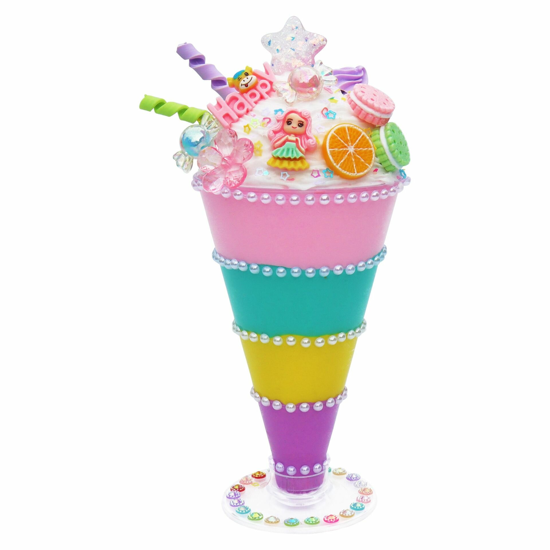 2026 Новейший набор для детей DIY симуляция сокового стакана, набор для изготовления сладких десертов, материал для игрушек