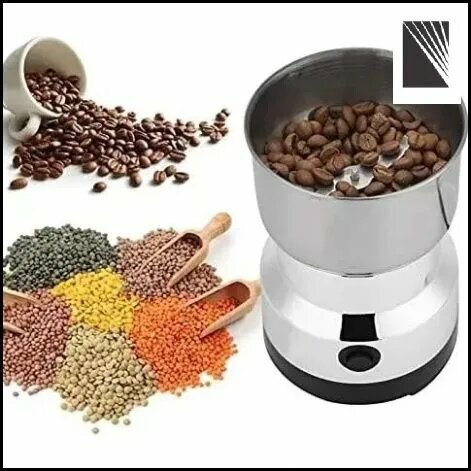 Эксклюзивный электрический измельчитель для дома: мельница премиумкласса для зерна, специй, соли и муки, мощный блендердробилка сухих продуктов
