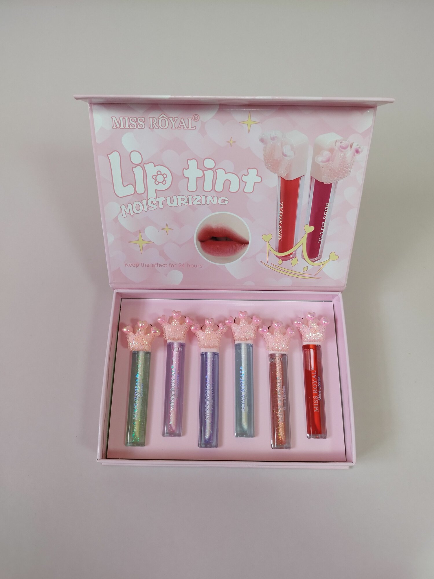Подарочный набор для девочек, помада для губ 6 штук