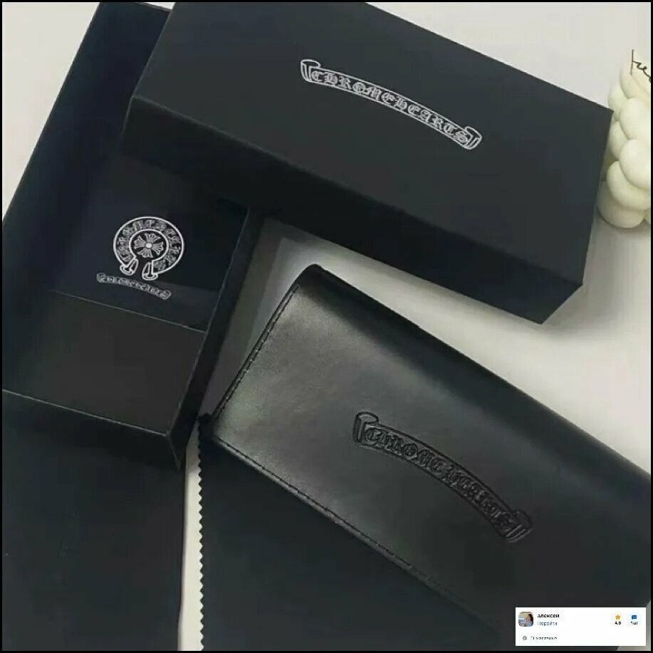 Chrome Hearts Футляр для очков，Высококачественные черные очки, модные очки.