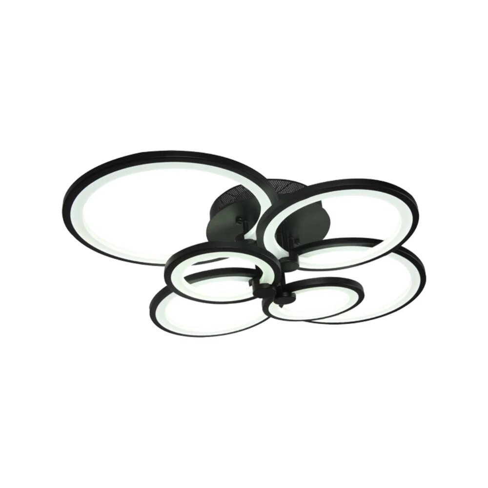 Управляемый светодиодный светильник MAXLIGHT Decor 2002 180W, black, 3000-6500К, Φ740*170 ММ 00-00000925