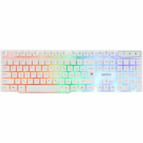 Клавиатура Defender Neros GK-147 RU проводная белый (45147)