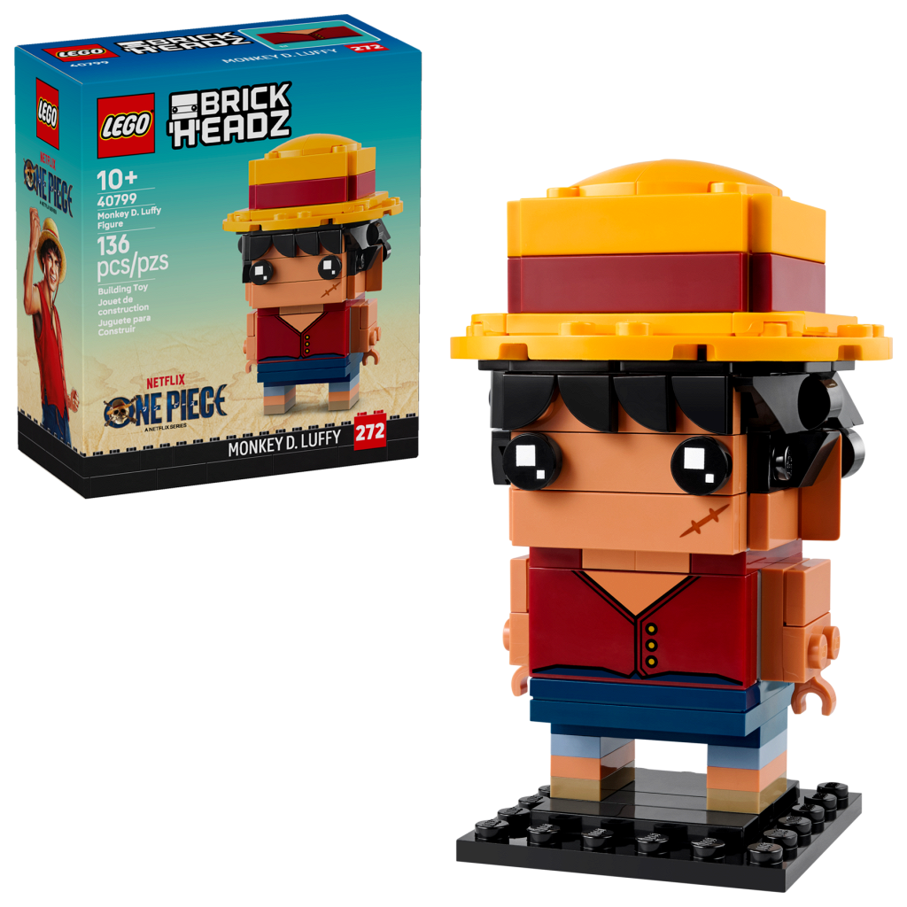 Конструктор LEGO BrickHeadz One Piece 40799 Манки Д. Луффи, 10+