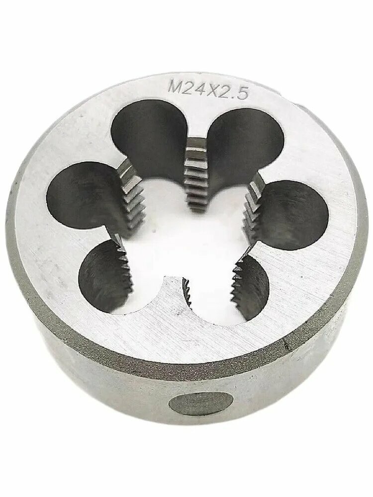 Плашка ручная, М24х2,5, Сталь инструментальная, 1 штука, FUDO