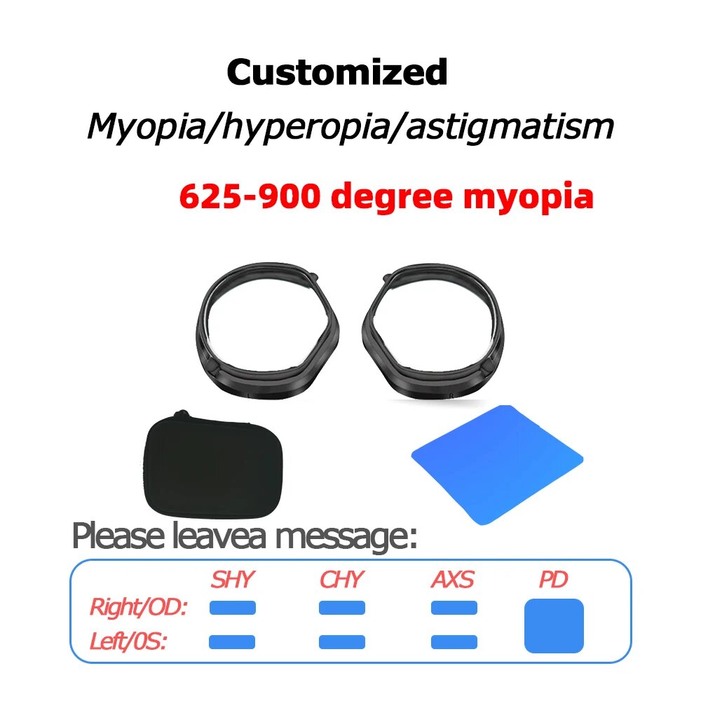 Коррекционные линзы QURK-VR для HP Reverb G2/G1 4.25-6.0 degrees