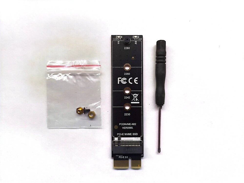 Переходник PCI-E --> M2 NVME M Key PCI-E 3.0