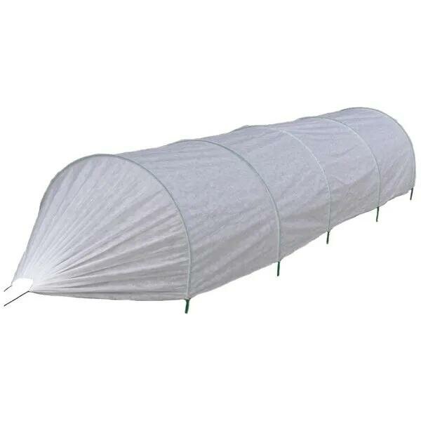 Парник КНР Удача 8 м ПВД дуги 9 шт - 2,5 м, укрывной материал спанбонд 42 г/м2