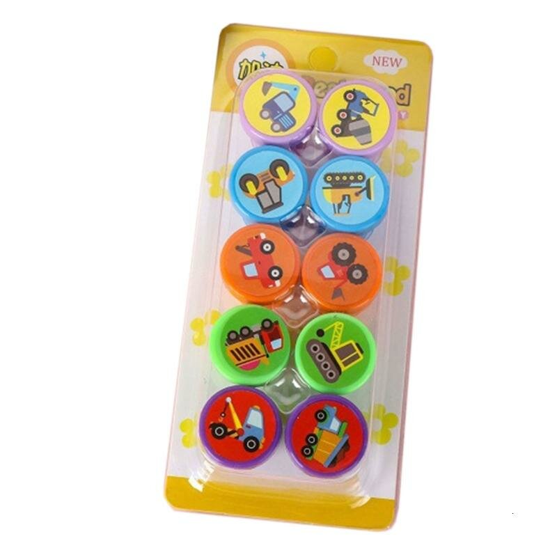 Набор из 10 форм для оттисков инженерных машин