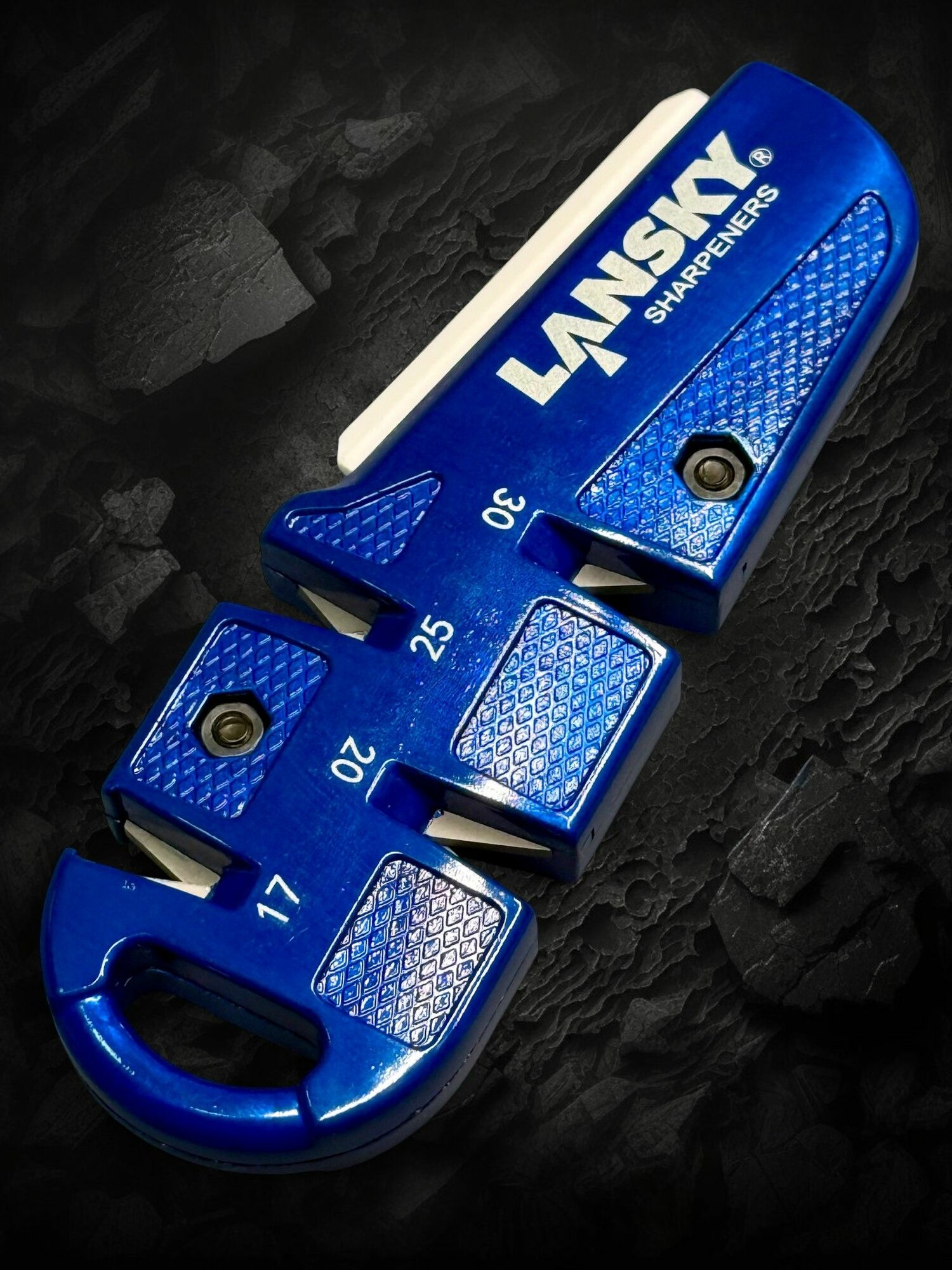 Приспособление для заточки Lansky QSHARP Quad Sharp Carbide/Ceramic, Blue