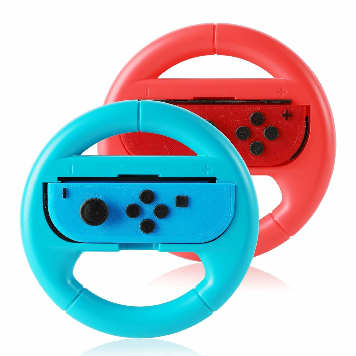 Руль-насадка для контроллеров Joy-Con Nintendo Switch 2шт (GNO-818) Red-Blue