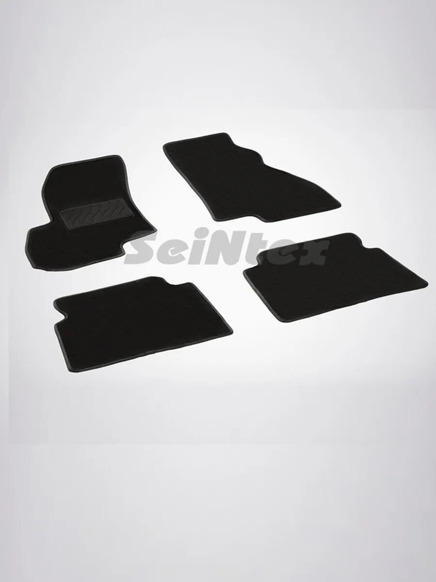 Ворсовые коврики LUX Seintex для Hyundai Santa Fe (00-13)
