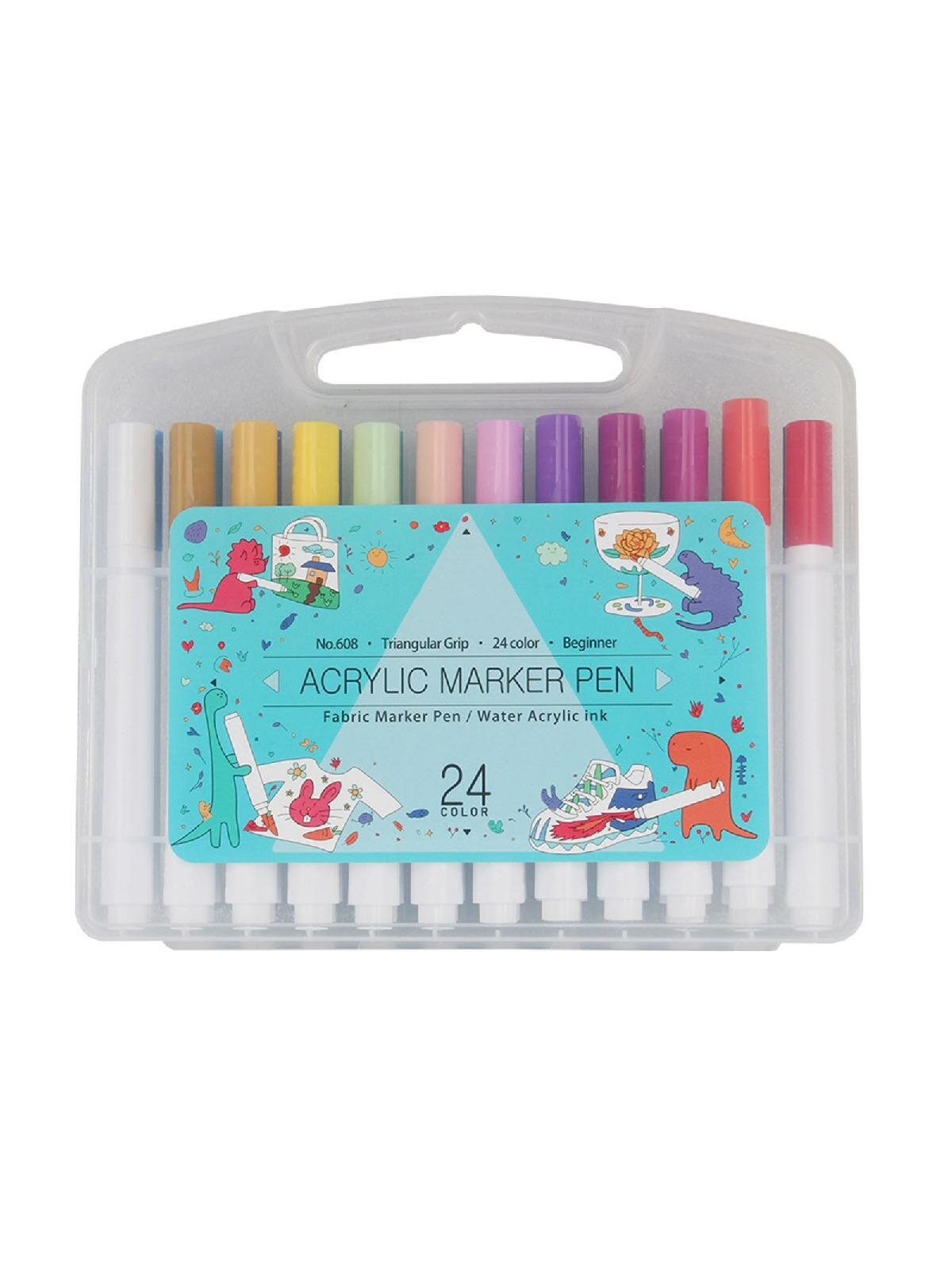 24-цветная модель 3D-печати, раскрашивающая фломастер