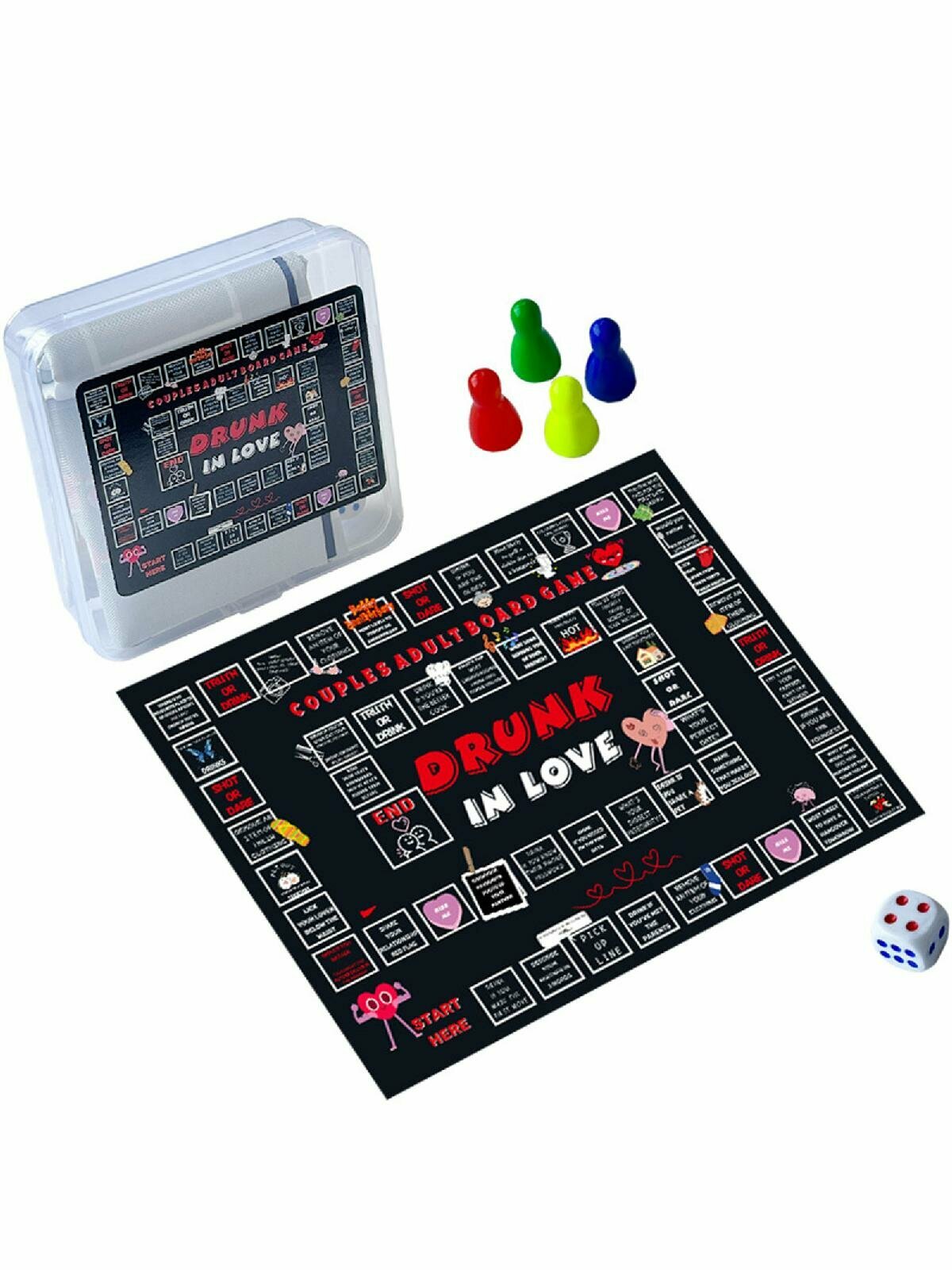 Творческая настольная игра для взрослых с выпивкой на свидании