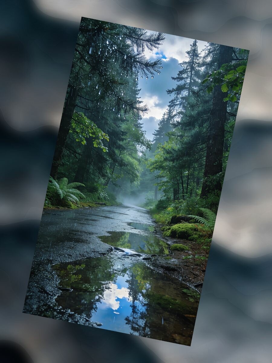 Постер "Лес", 29.7х42см, А3, глянцевый