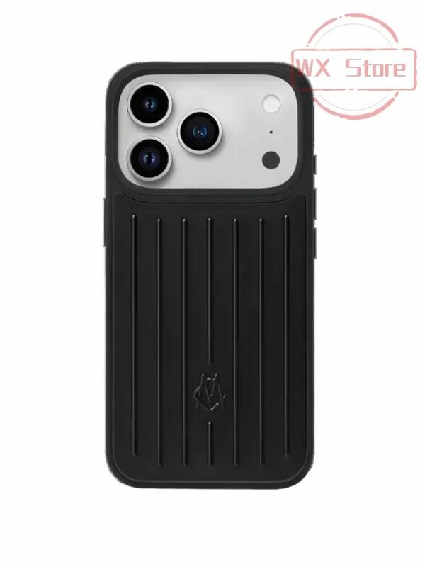 Чехол RIMOWA для iPhone 17 Pro Max, титановый, черный